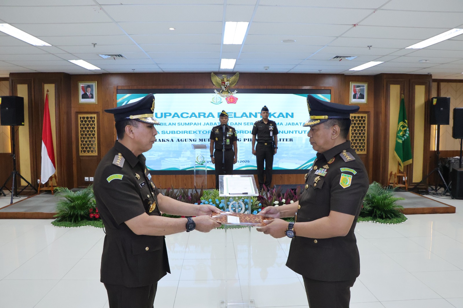 JAM-Pidmil Mayjen TNI. Ali Ridho Melantik Kepala Subdirektorat ...